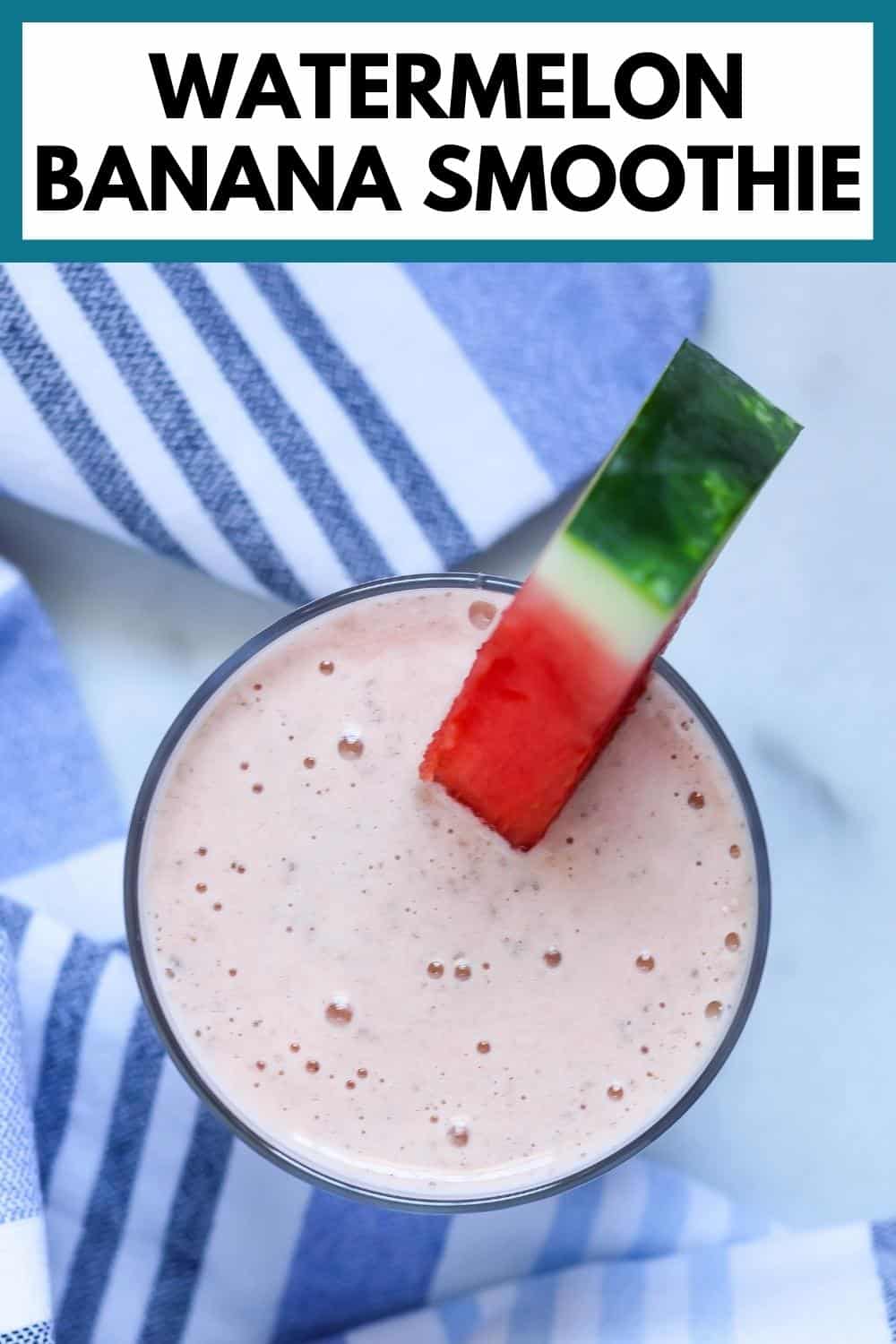 Watermelon Banana Smoothie - Nutrition to Fit | Lindsey Janeiro ...