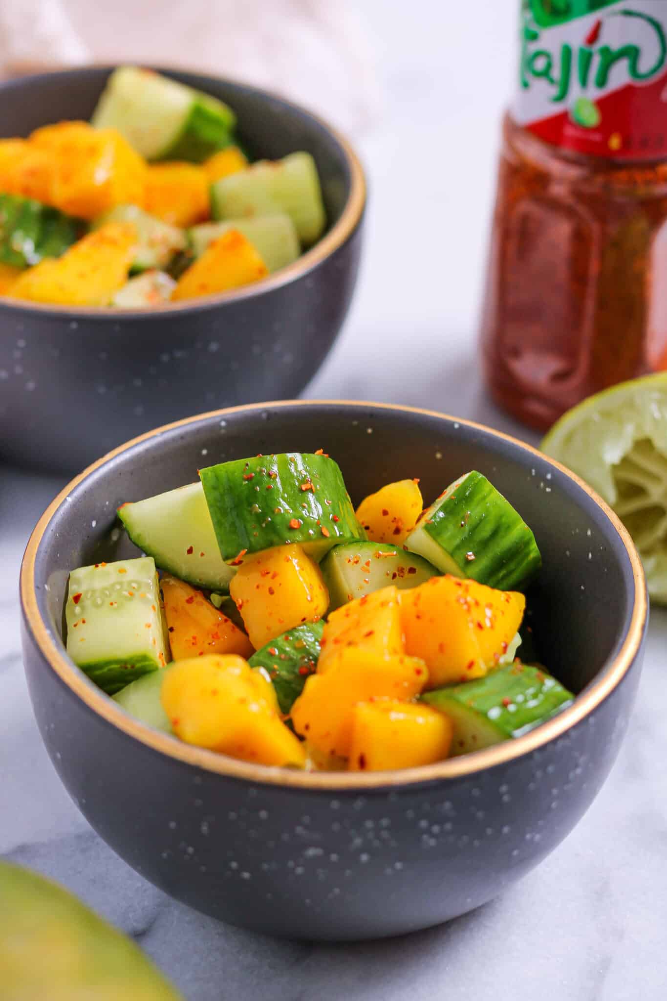 Mango Cucumber Salad - Nutrition to Fit | Lindsey Janeiro | Easy ...