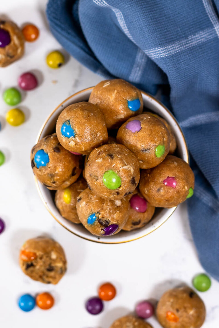 Monster Cookie Protein Balls - Nutrition to Fit | Lindsey Janeiro ...