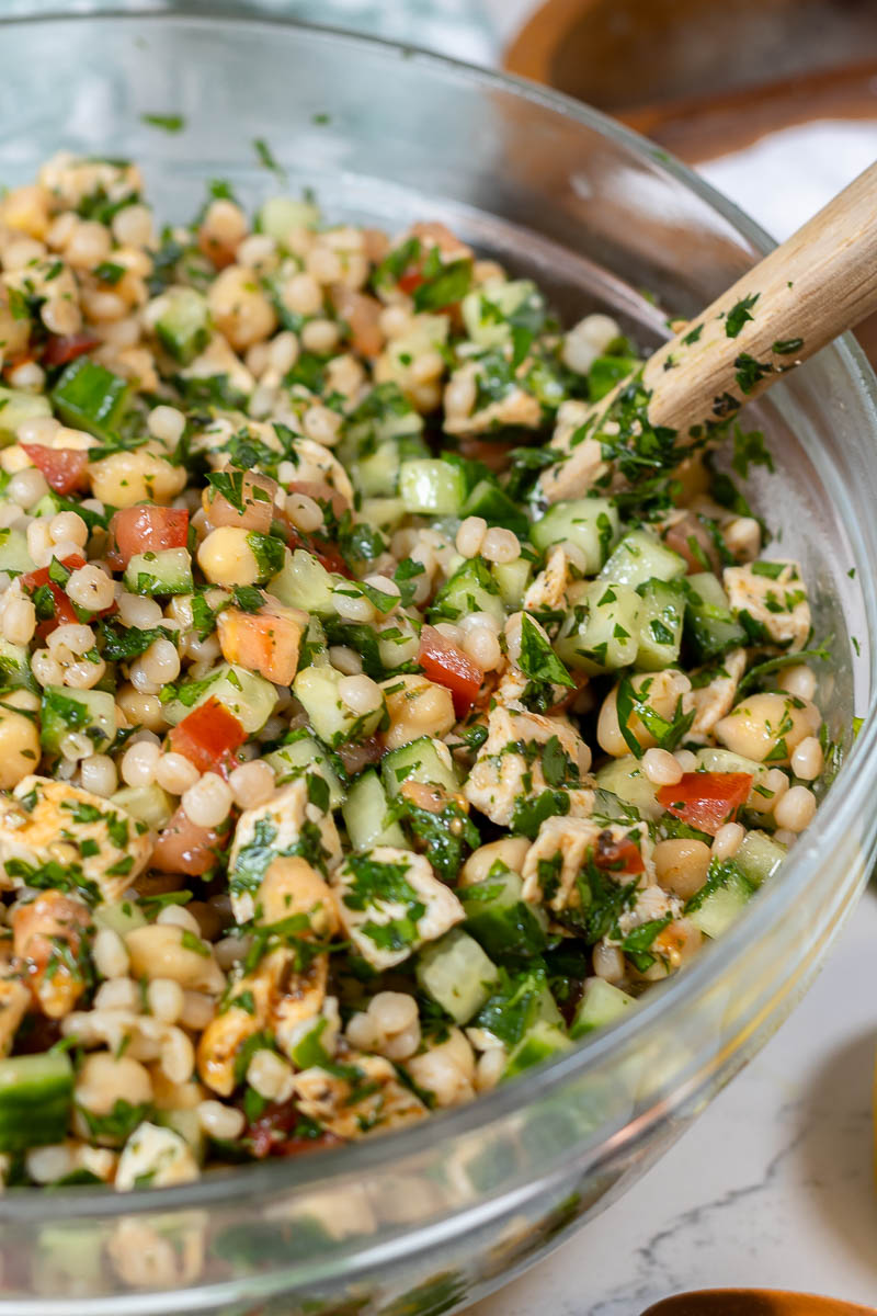 Tabbouleh Couscous Salad - Nutrition to Fit | Lindsey Janeiro | Easy ...