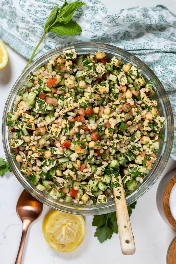 Tabbouleh Couscous Salad - Nutrition to Fit | Lindsey Janeiro | Easy ...